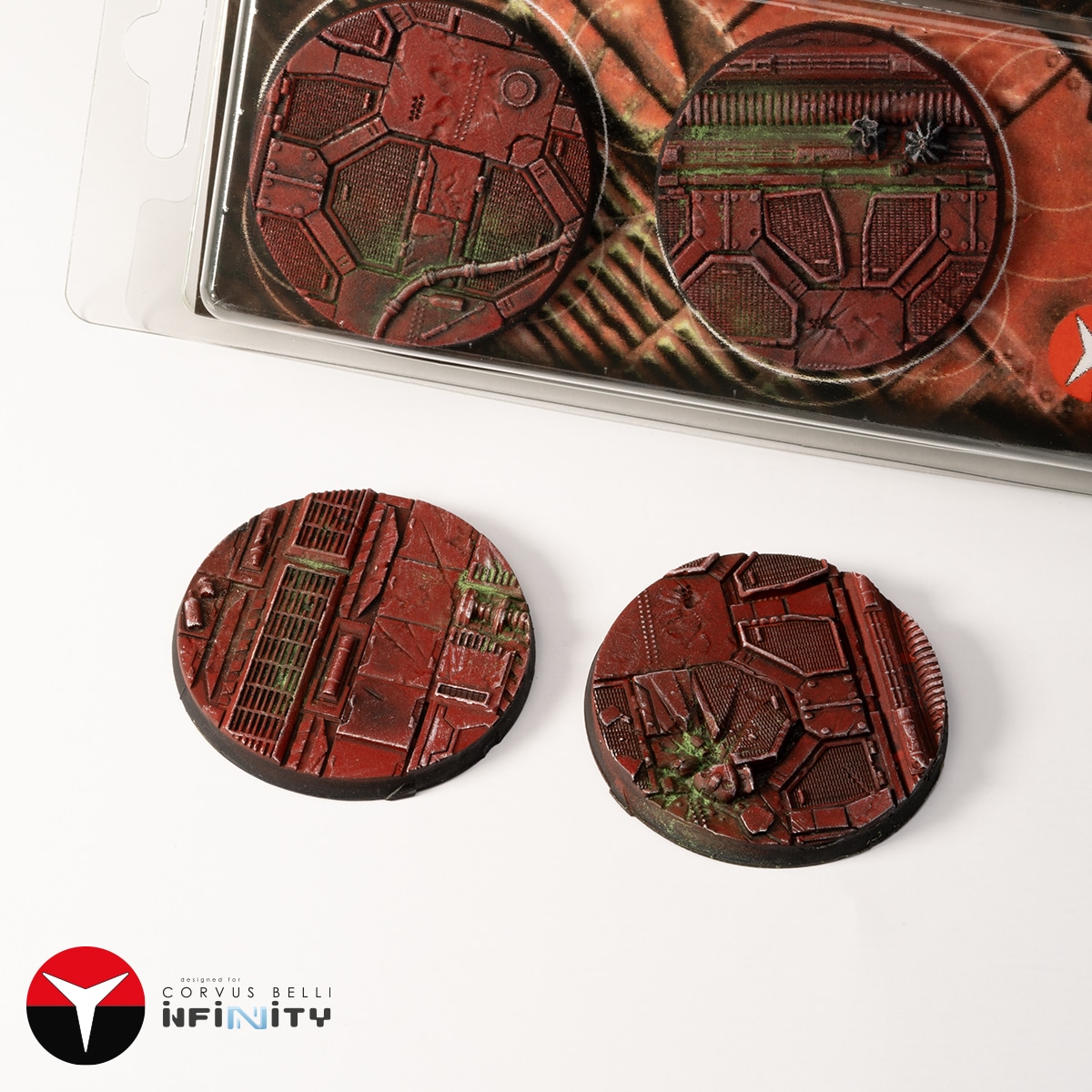 Nomad Crew Deck Bases, Round 55mm (x2) - GamersGrass